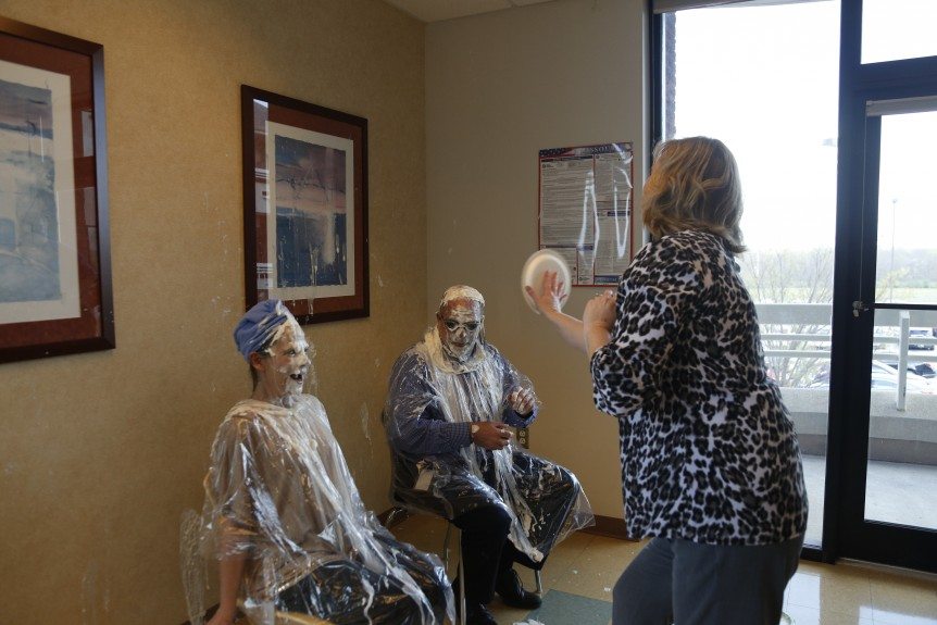 Network's AHA Pie Throw Fundraiser - MTM, Inc.