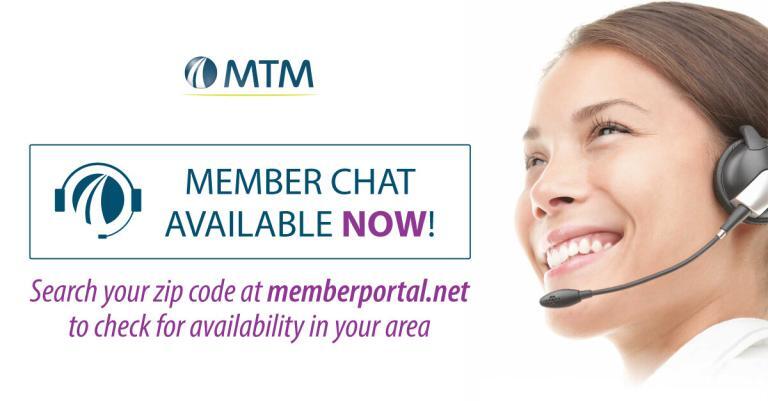Member Portal: Now Featuring Web Chat Capability! - MTM, Inc.