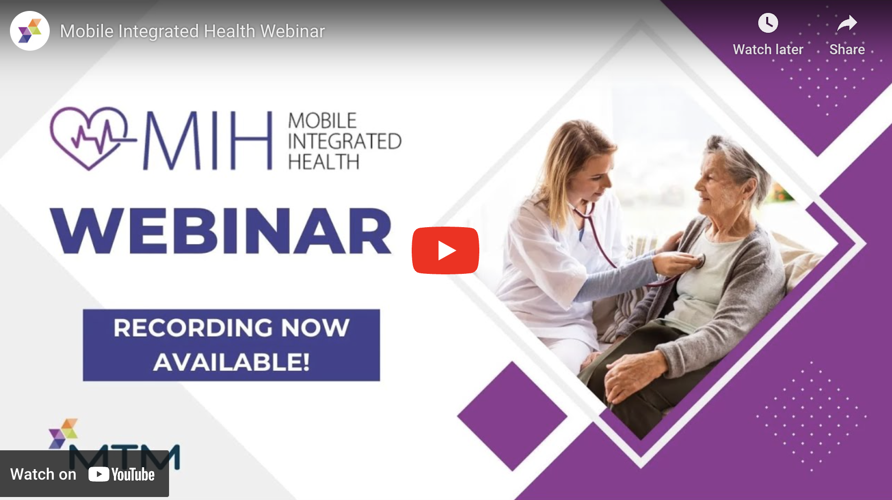 MIH Webinar: Watch MTM Health's Recent MHPA Webinar Wednesday Session ...